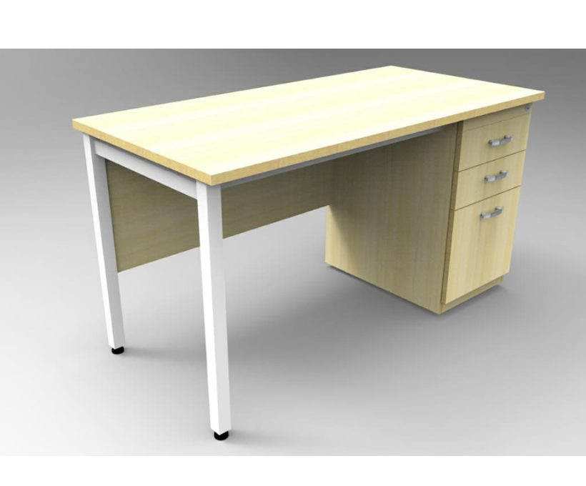 Meja Kantor Minimalis - Partisi Kantor HPL - Custom & Minimalis